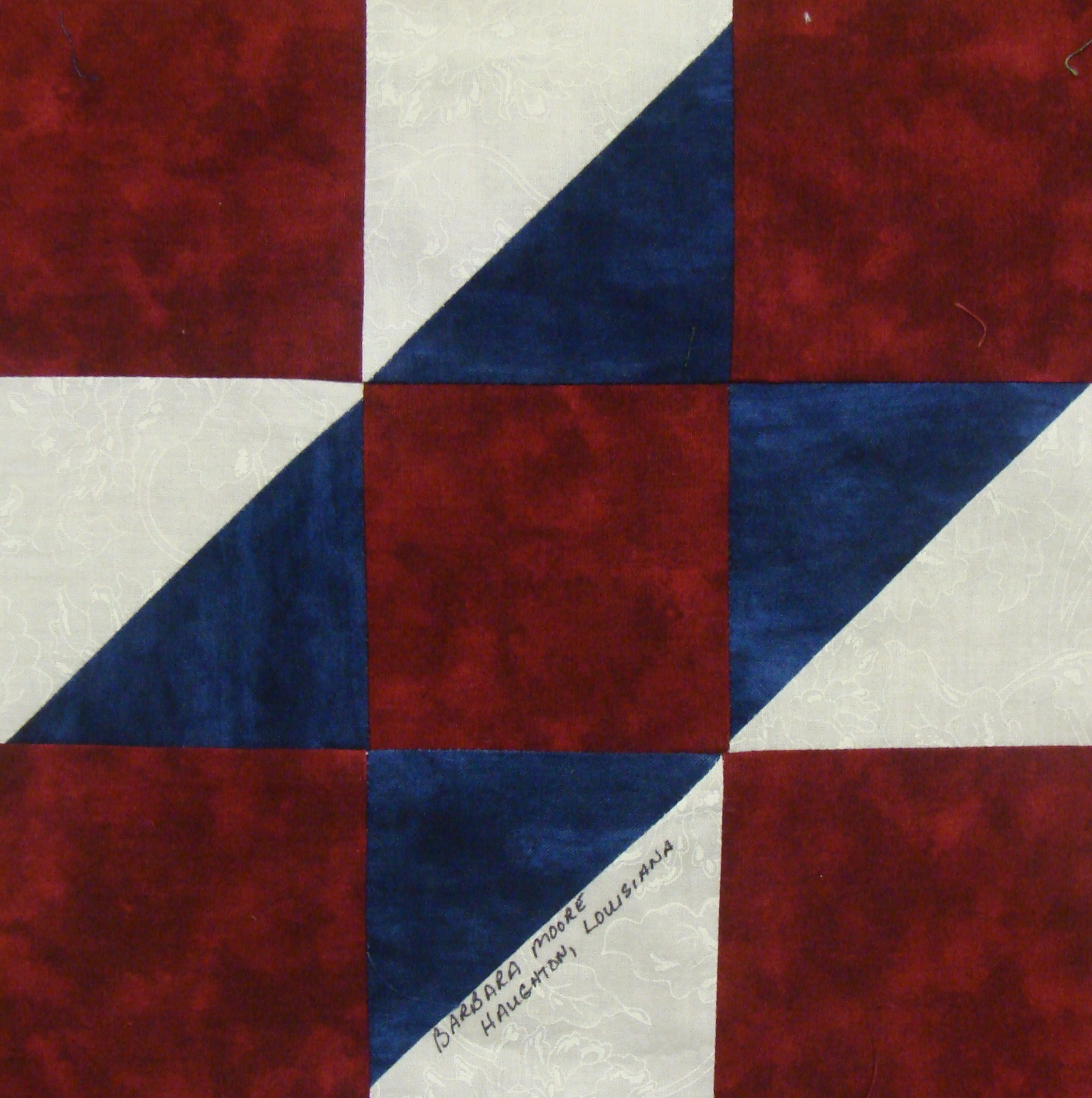 Nifty Fifty Quilters of America Eleventh 50 State Quilt Block Swap