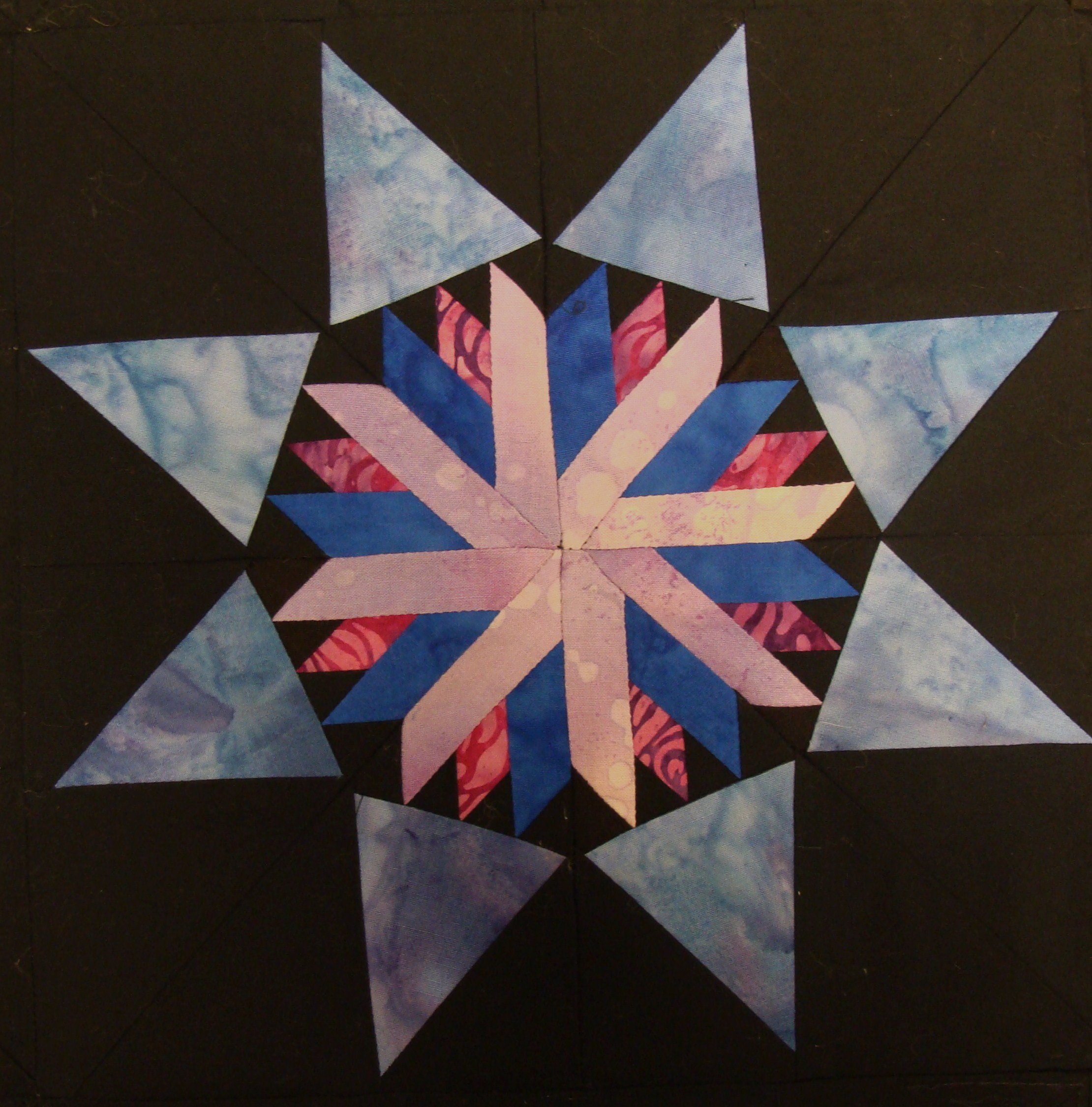 Nifty Fifty Quilters of America Carol Doak's Paper-pieced Star Blocks
