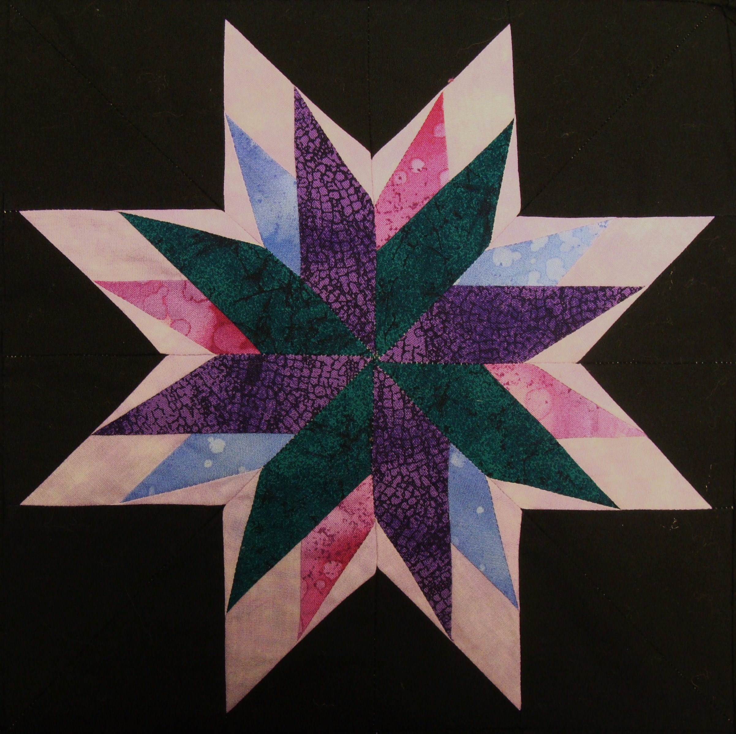 Nifty Fifty Quilters of America Carol Doak's Paper-pieced Star Blocks