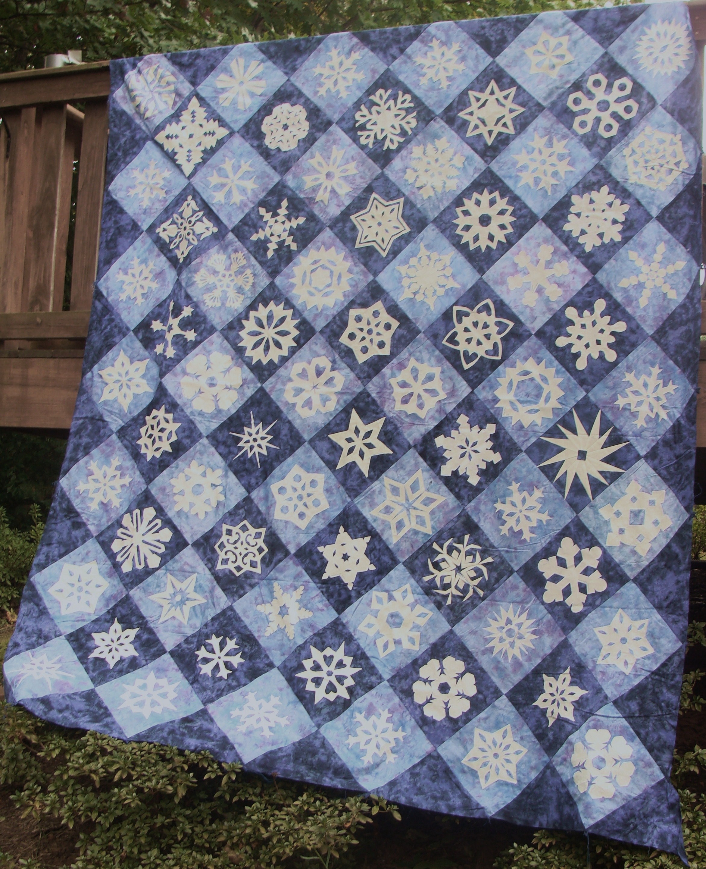 Nifty Fifty Quilters of America Snowflake Quilts