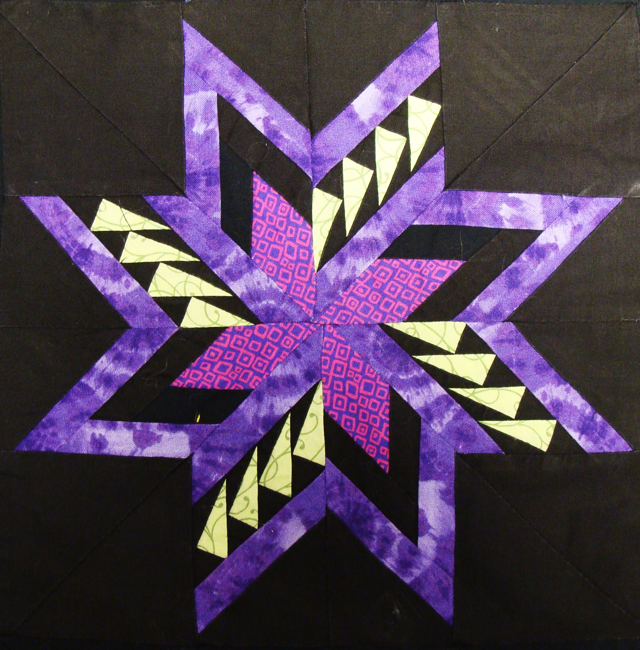 Nifty Fifty Quilters of America Carol Doak's Paper-pieced Star Blocks