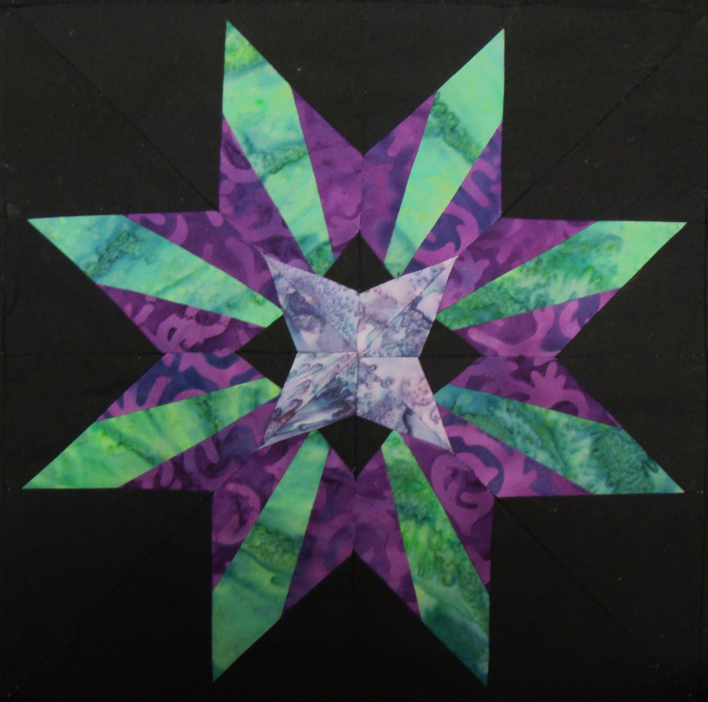 Nifty Fifty Quilters of America Carol Doak's Paper-pieced Star Blocks