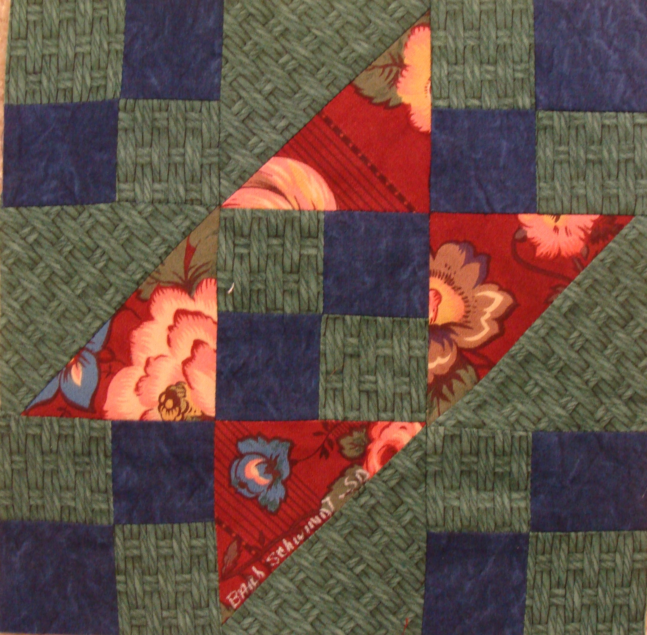 Nifty Fifty Quilters of America Eleventh 50 State Quilt Block Swap