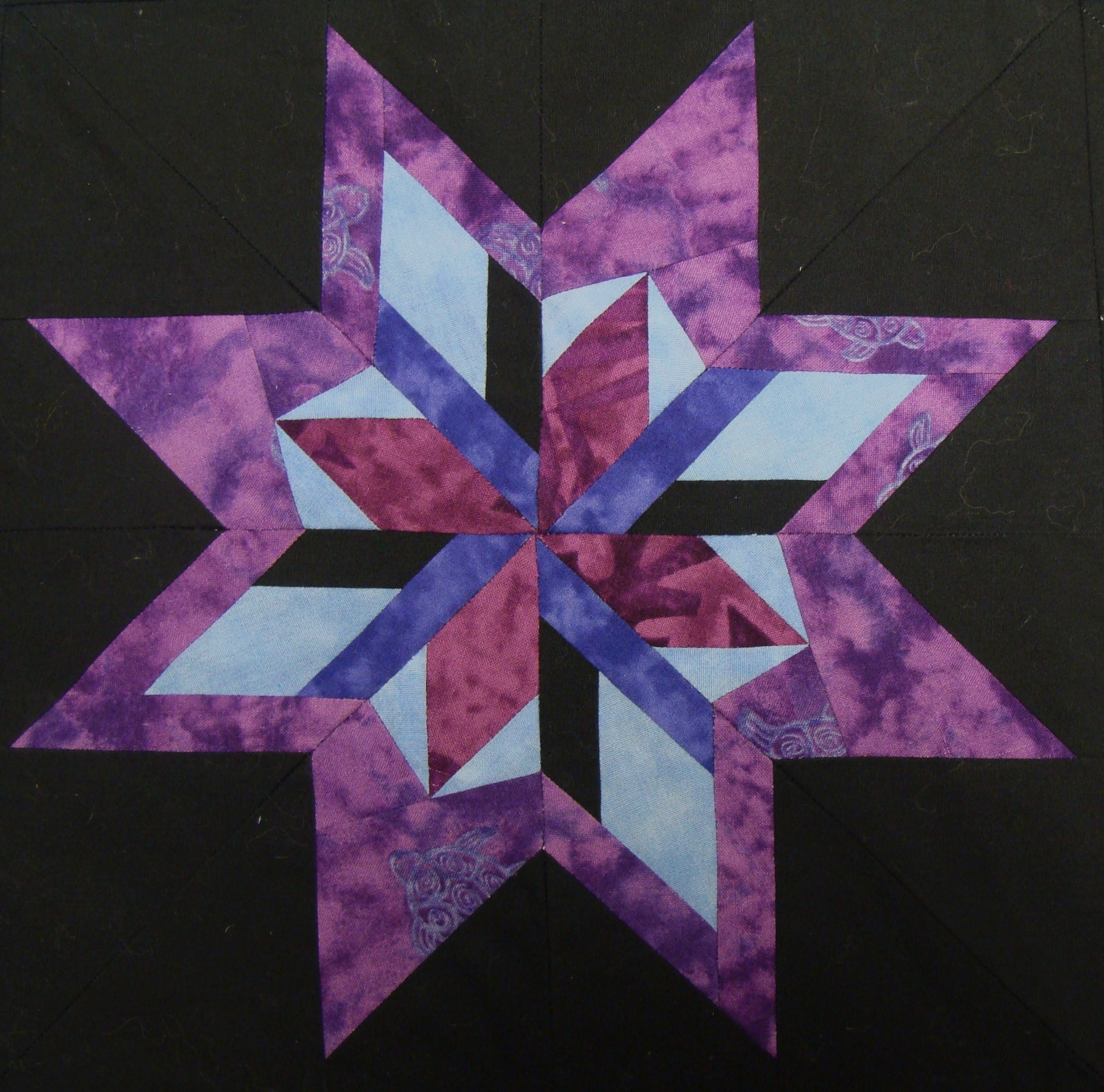 Nifty Fifty Quilters of America Carol Doak's Paper-pieced Star Blocks
