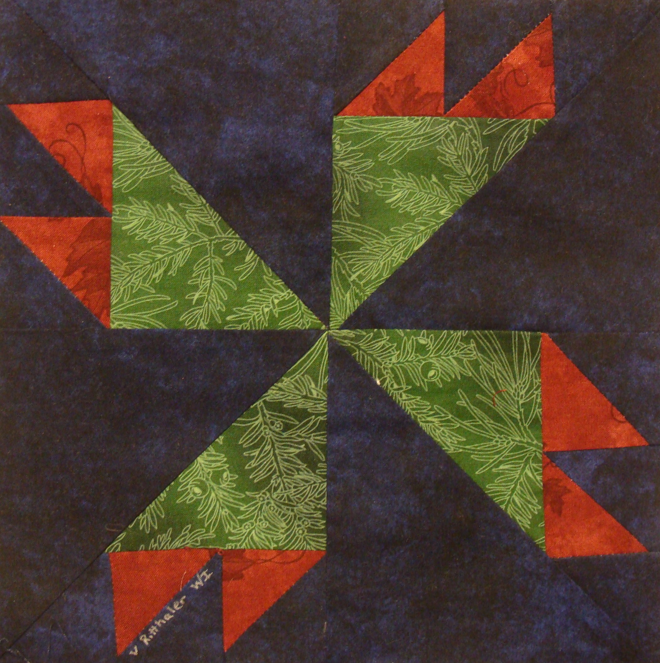 Nifty Fifty Quilters of America Eleventh 50 State Quilt Block Swap